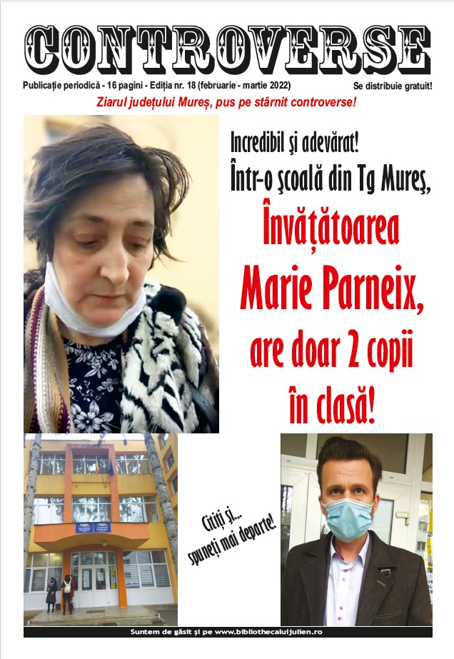 Ziarul CONTROVERSE- Ediţia nr 18 (februarie 2022) | Bibliotheca lui Julien